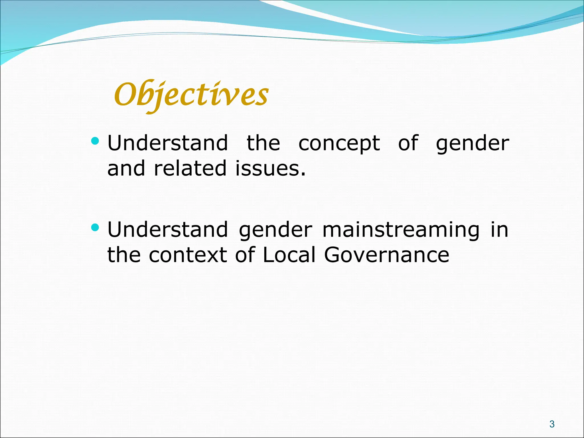 Gender and its impact on mainstreaming empowerment | PPT