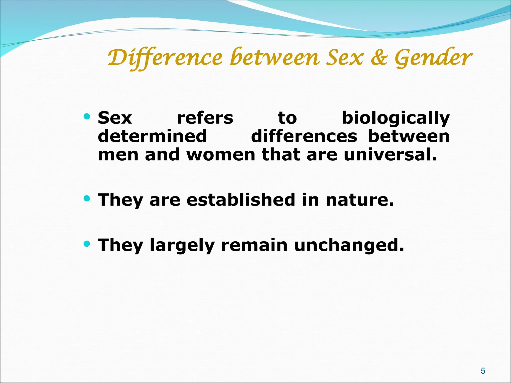 Gender and its impact on mainstreaming empowerment | PPT