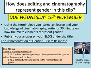 Gender hw task | PPTX