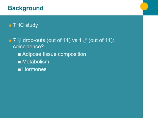 Sex Differences Of Thc Induced Effects Ppt