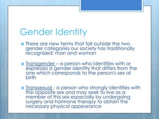 Gender identity | PPTX