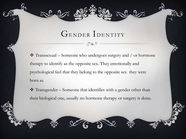 Gender identity | PPT