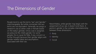 Gender identity | PPTX