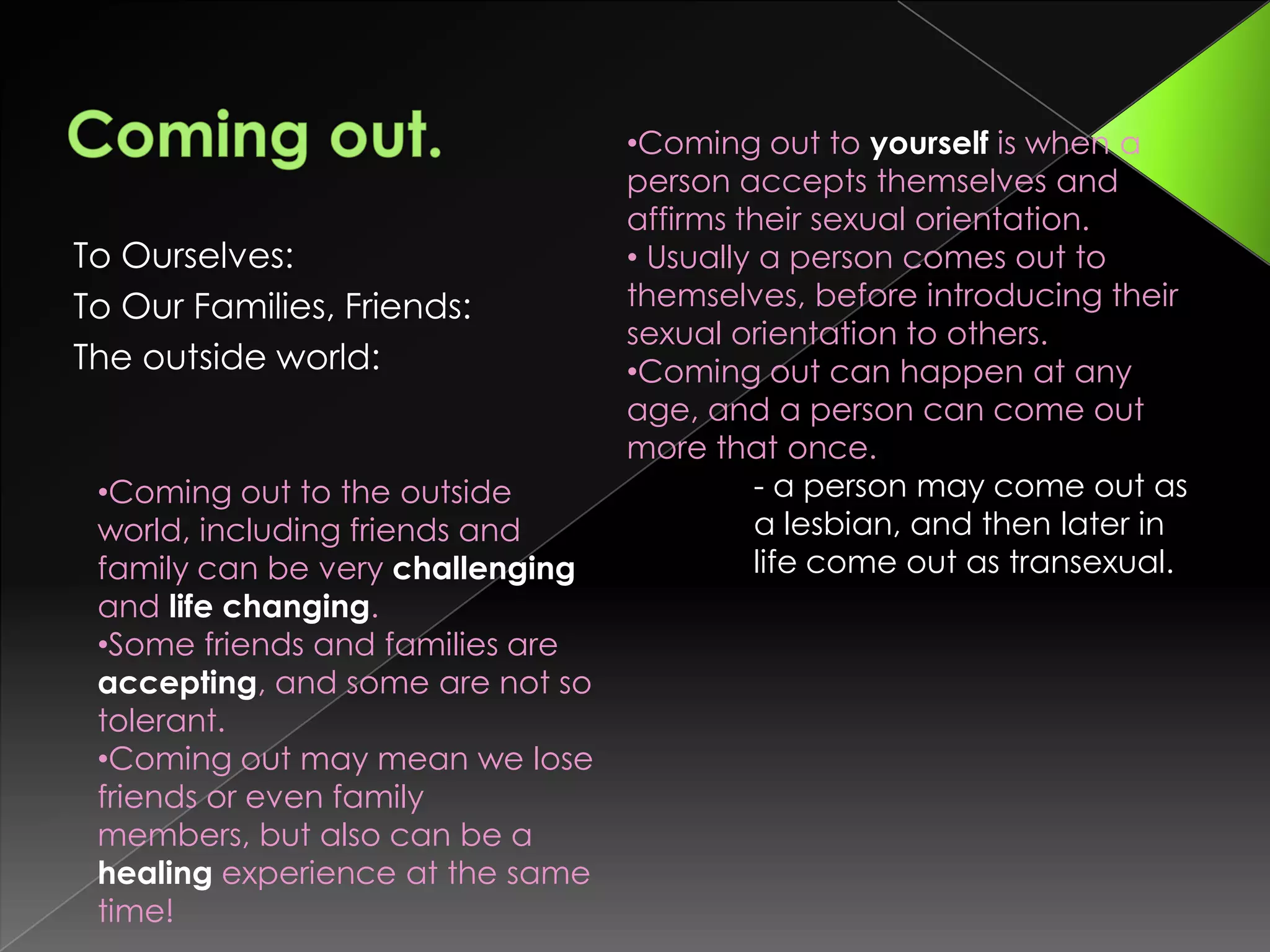 Gender identity and sexual orientation | PPTX