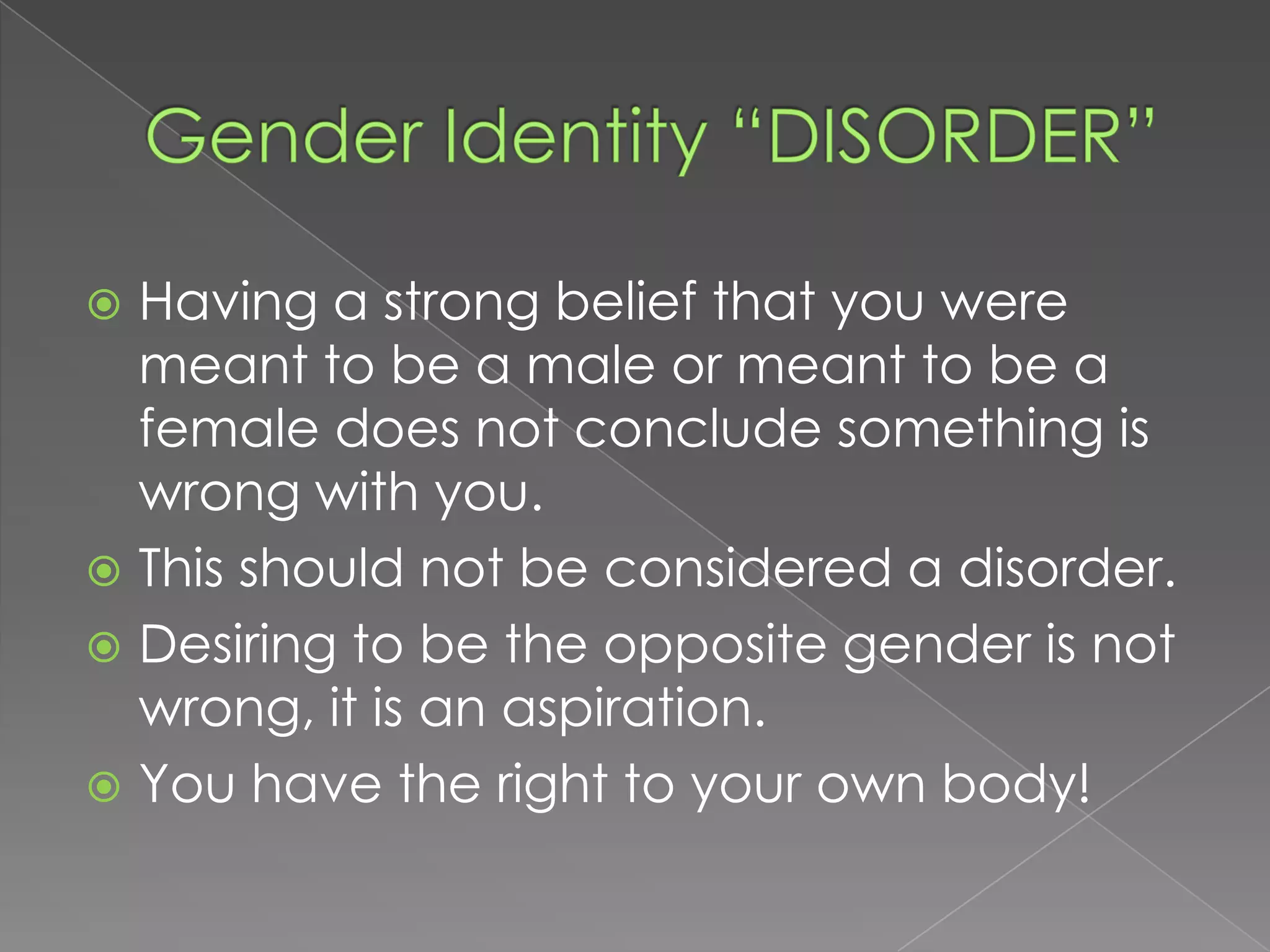 Gender identity and sexual orientation | PPTX
