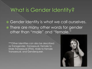 Gender identity and sexual orientation | PPTX