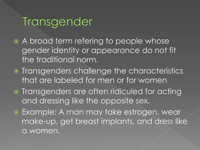 Gender identity and sexual orientation | PPTX | Debated Sensitive ...