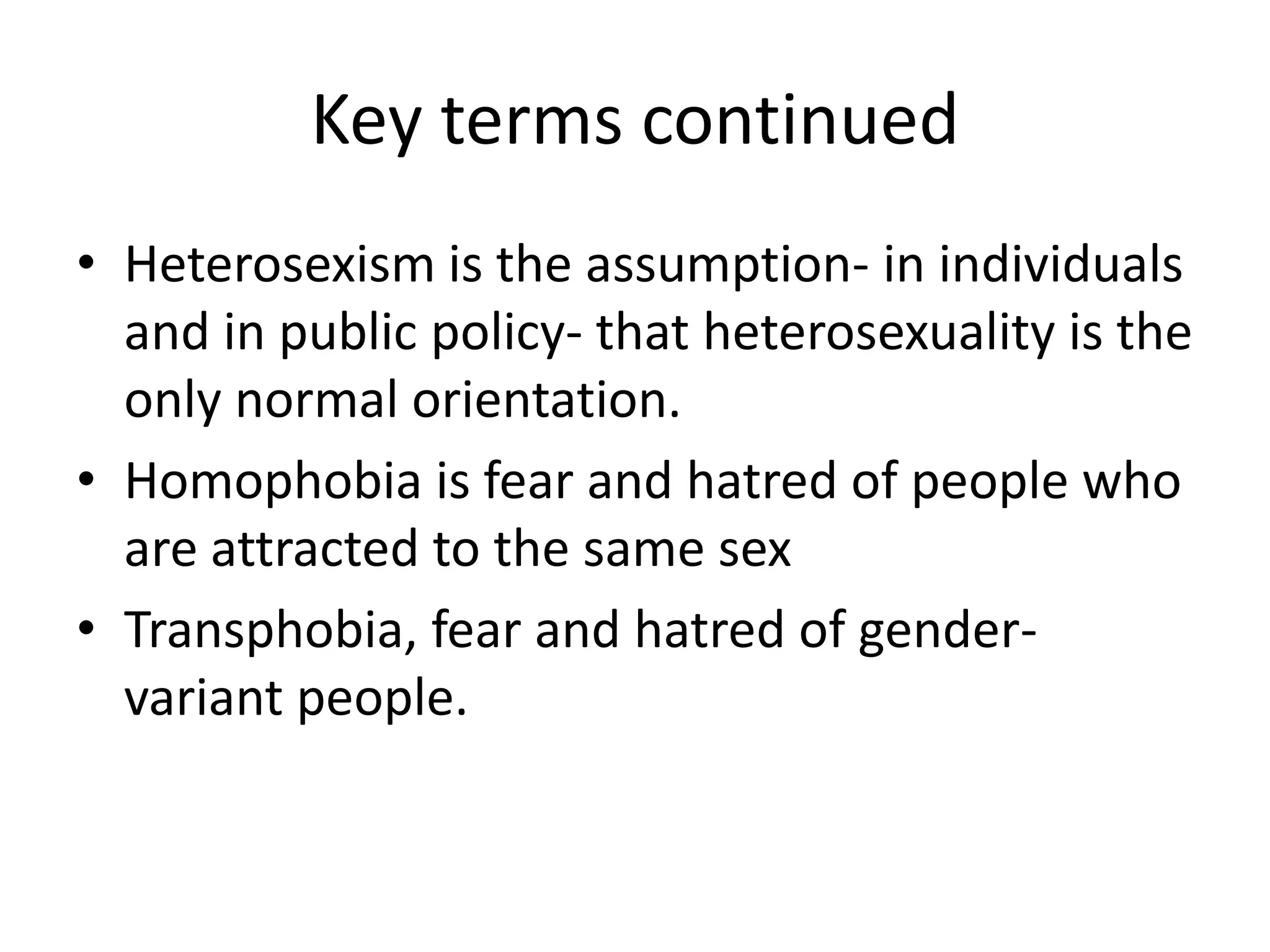 Gender Identity And Sexual Orientation Powerpoint Ppt