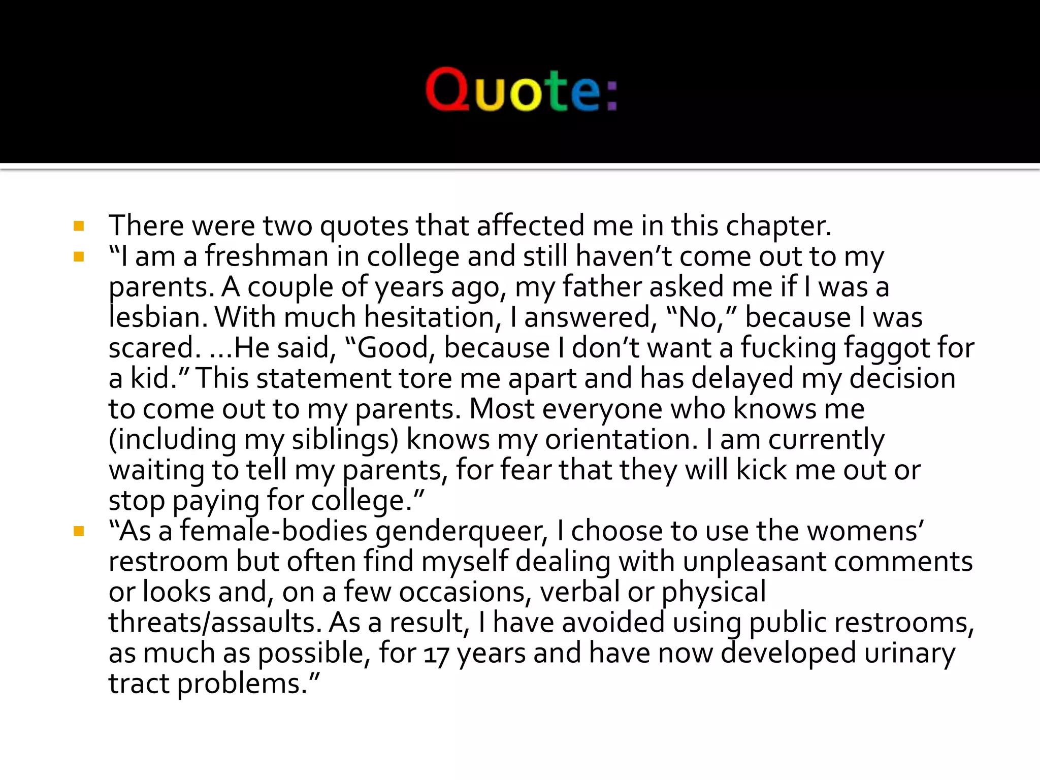 Gender identity and sexual orientation pp | PPT