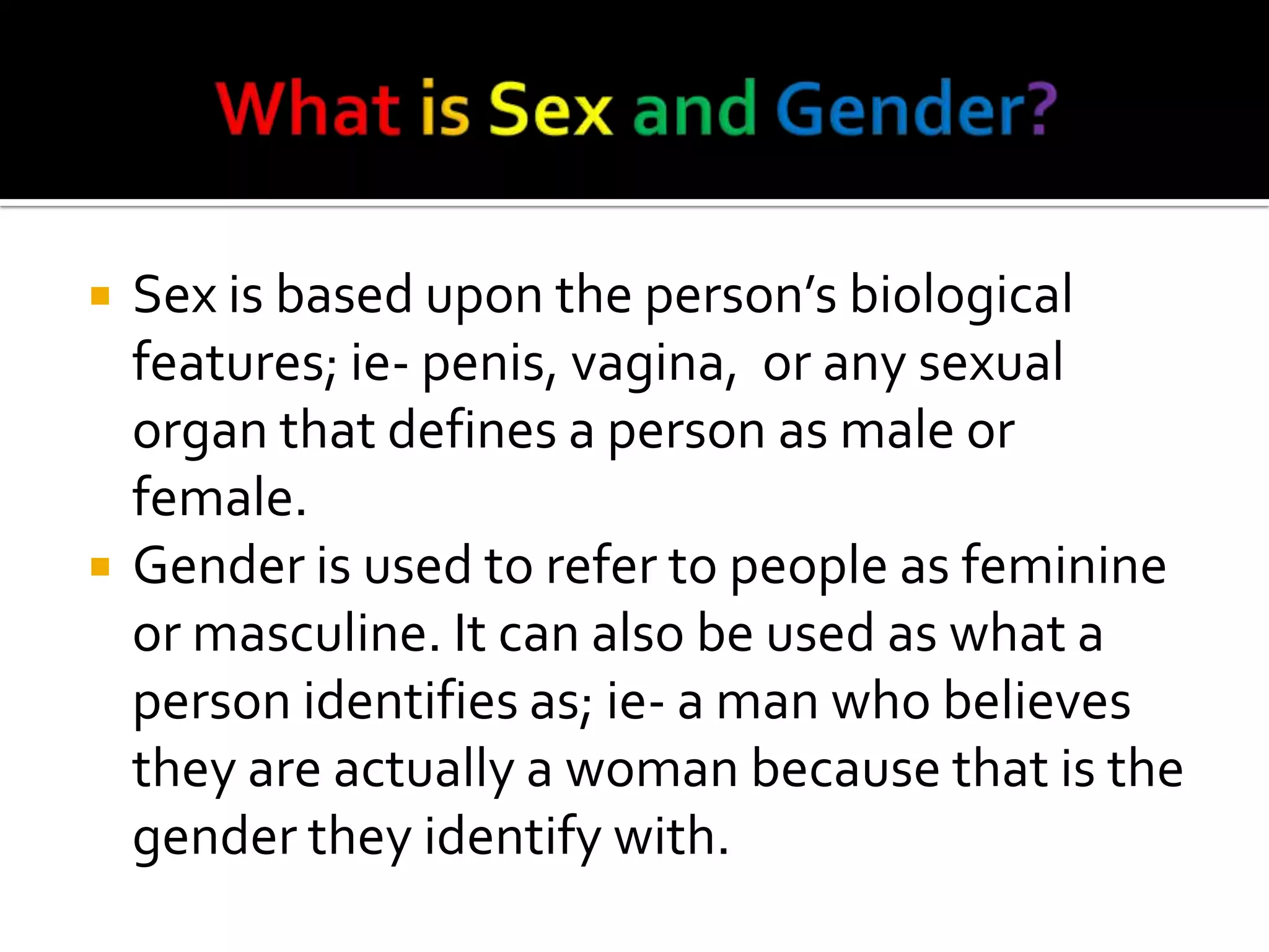 Gender identity and sexual orientation pp | PPT