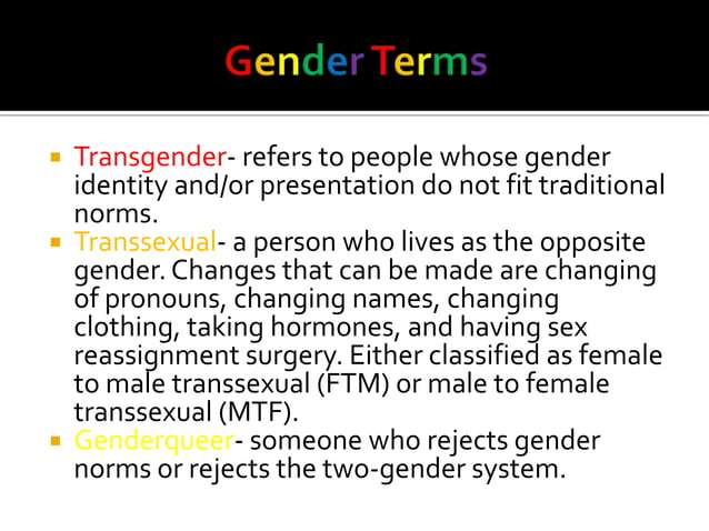 Gender identity and sexual orientation pp | PPT