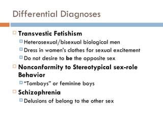 Gender identity disorder | PPT