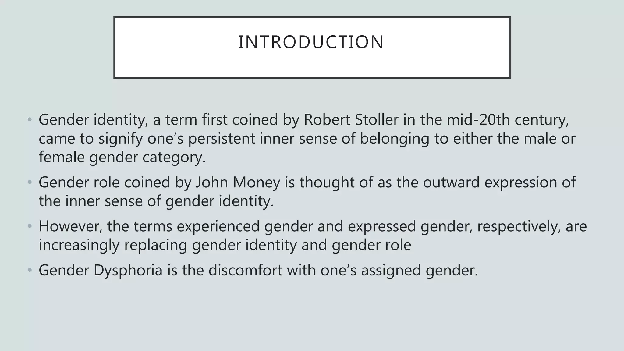 Gender identity disorder | PPTX