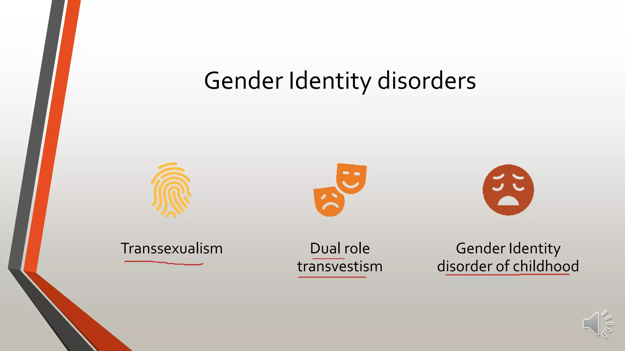 Gender identity disorders | PPTX