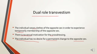 Gender identity disorders | PPTX