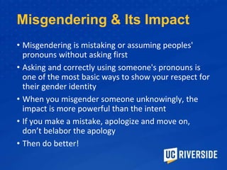 Gender_Inclusive_Language_and_Pronouns_UCR.pptx | Debated Sensitive ...