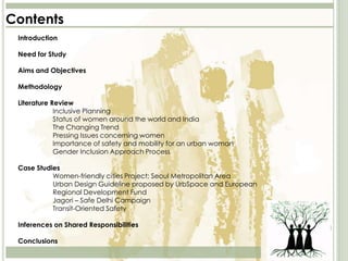 Gender inclusive planning | PPTX