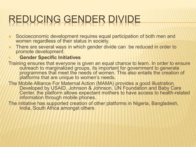 Gender inclusivity in development | PPTX | Debated Sensitive Social ...