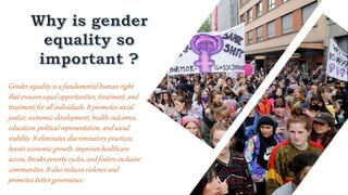 gender equality : empowering women's rights | PPTX