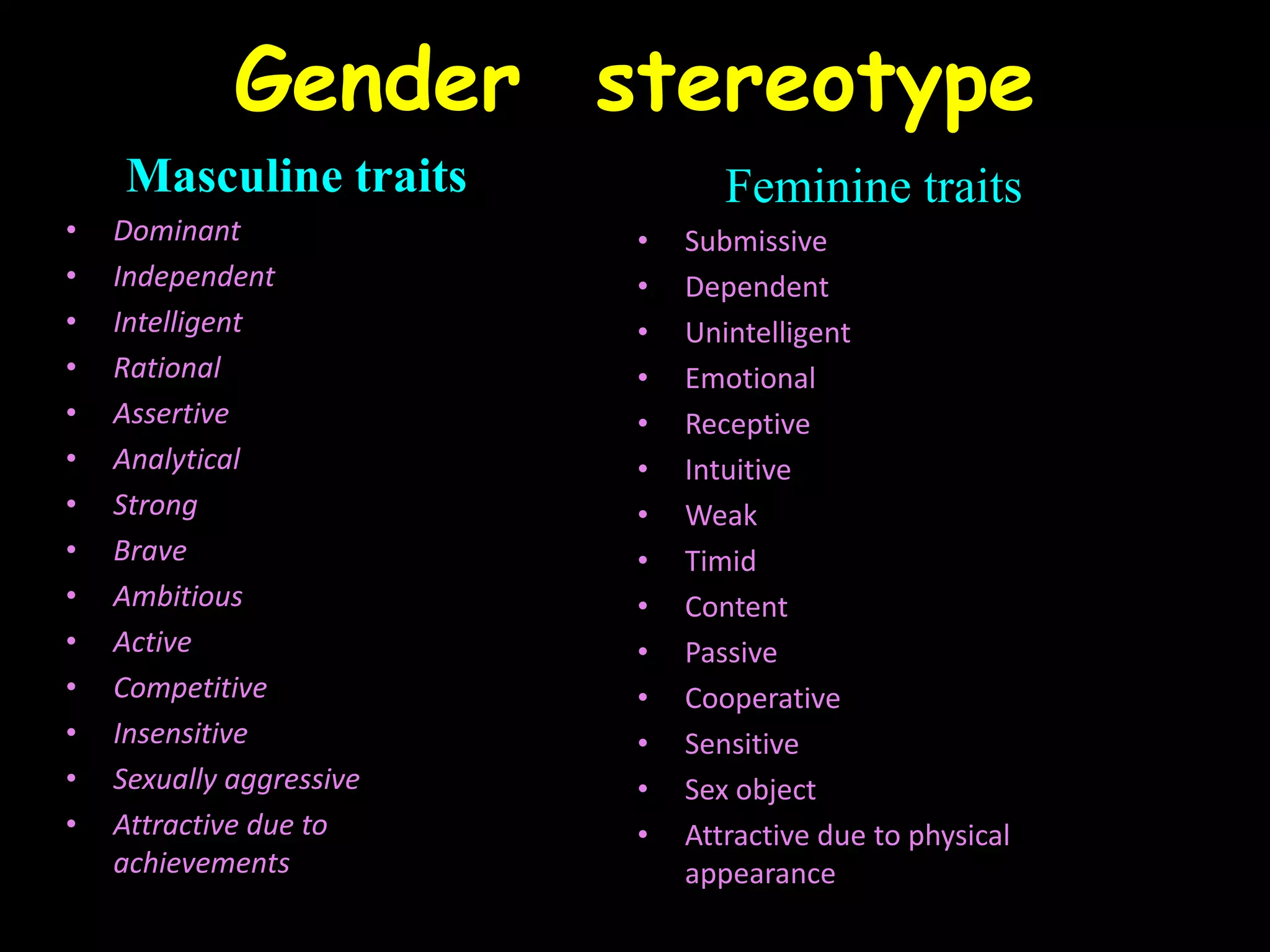 Gender inequality | PPTX | Debated Sensitive Social Issues | Sensitive ...