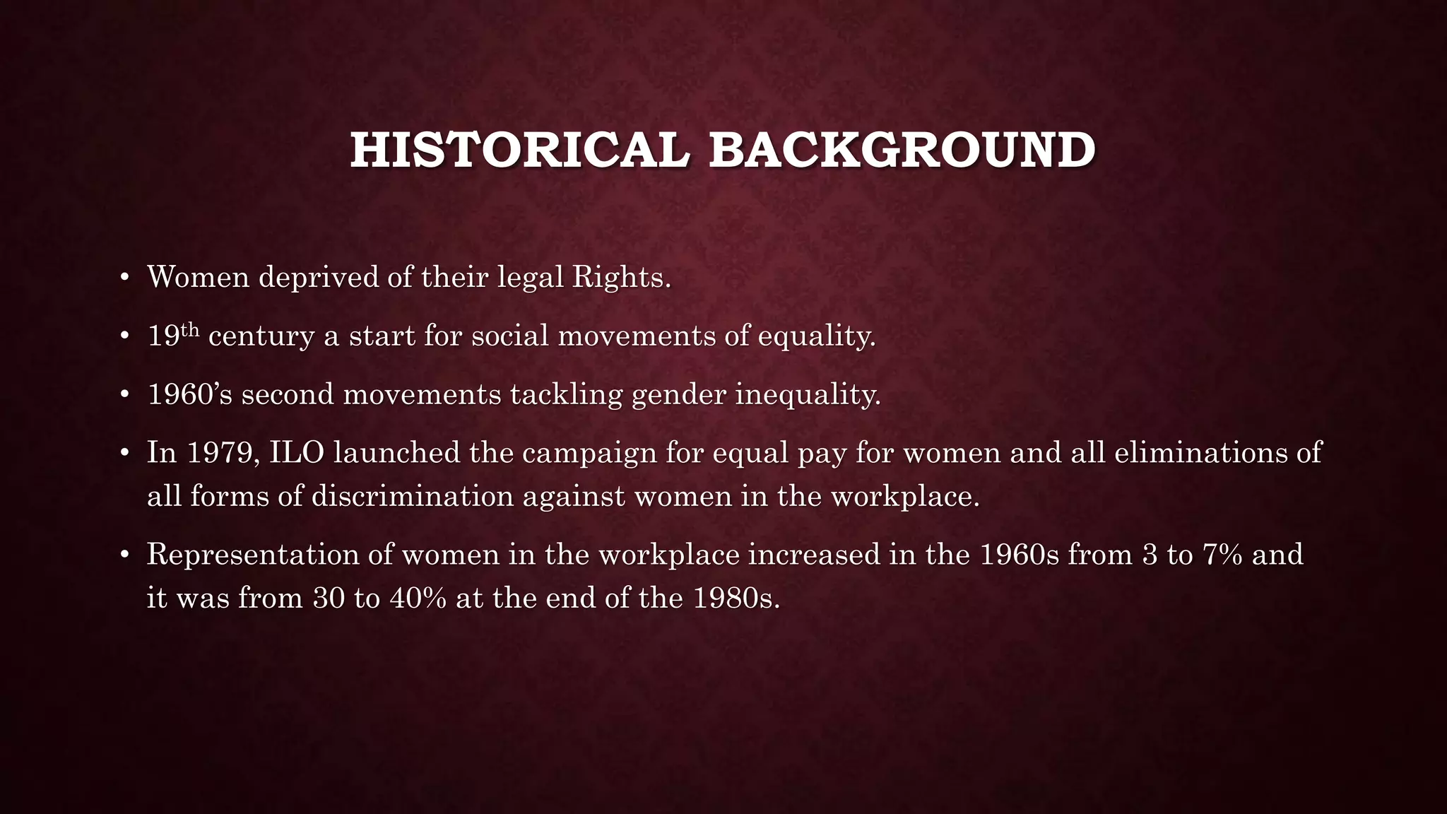 Gender inequality in workplace | PPTX