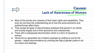 Gender inequality | PPTX