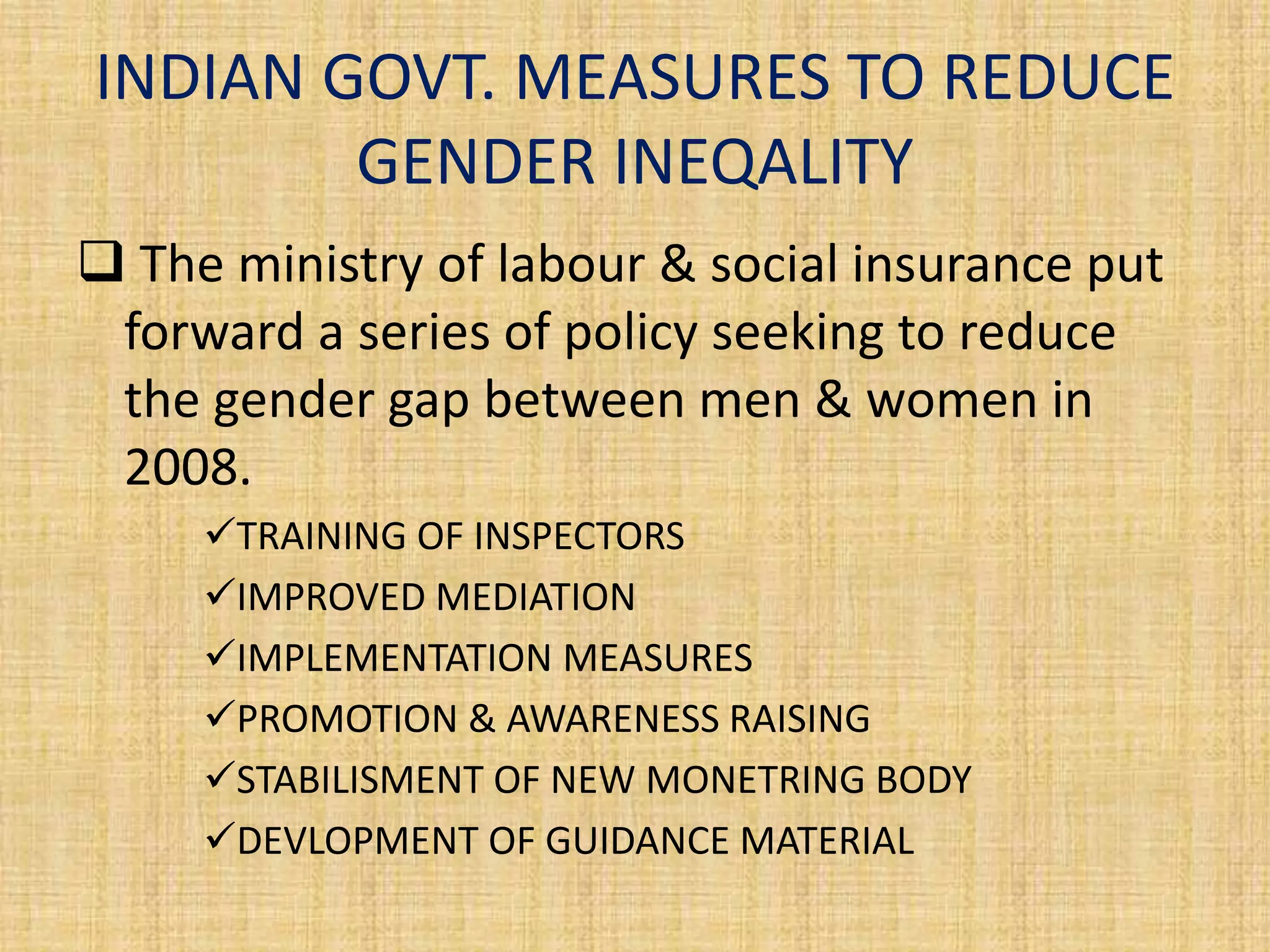Gender inequality11(0) | PPT