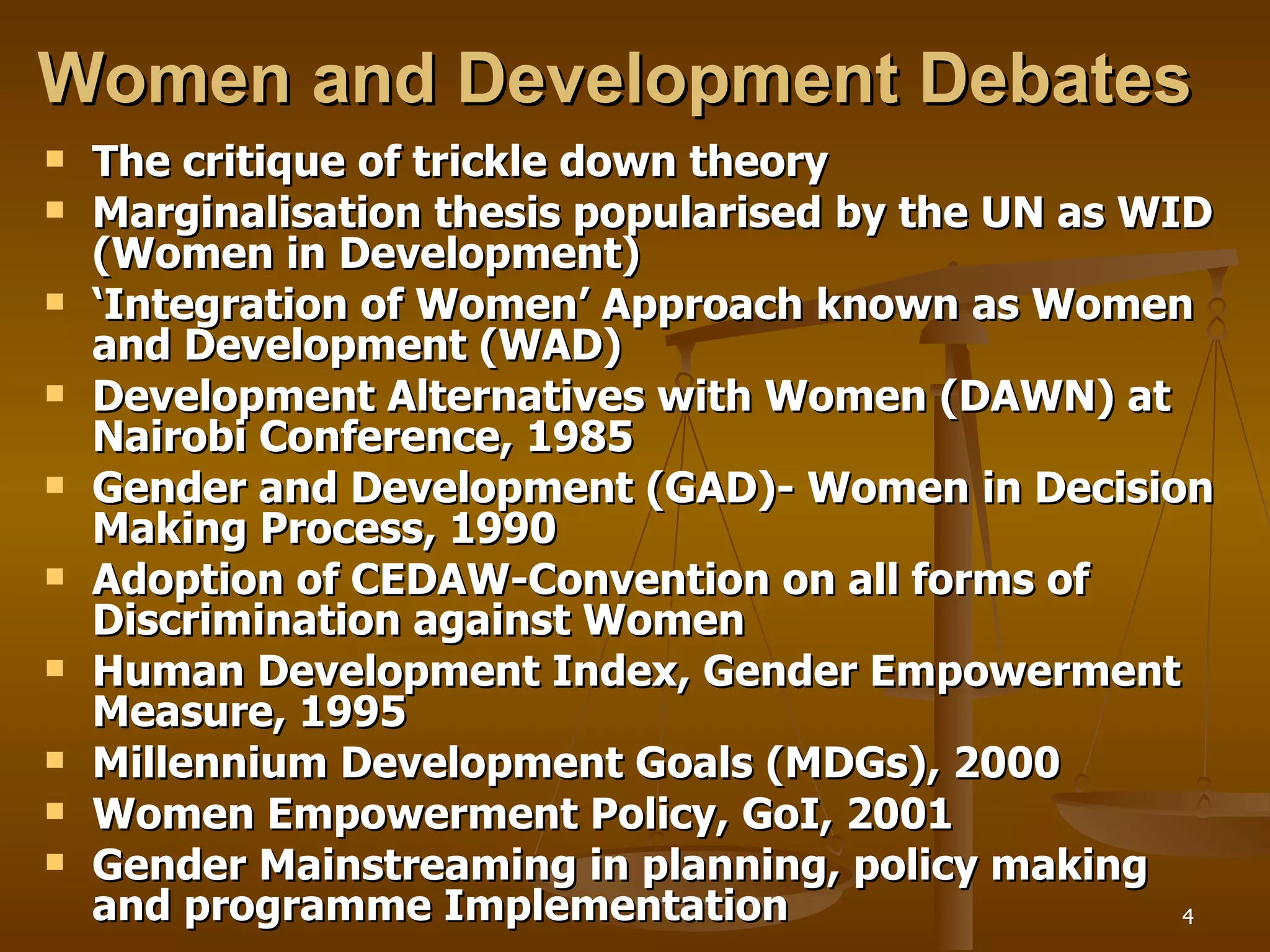 Gender inequality & development | PPT