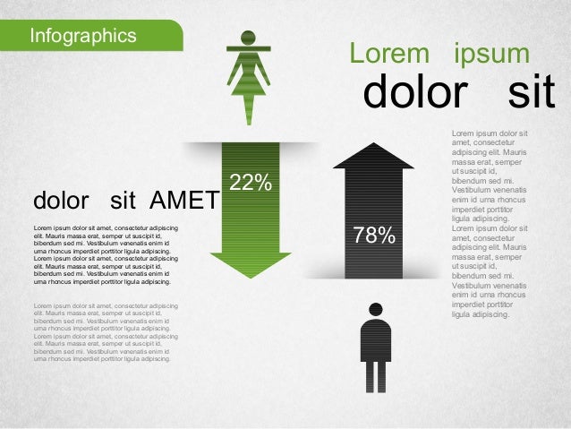 Gender Infographic For Powerpoint By