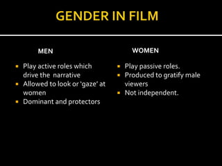 Gender in movies and advertisements | PPTX