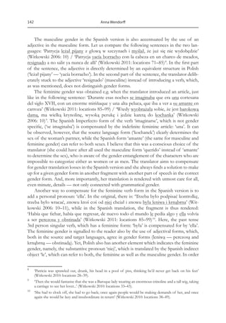 Gender in Translation - as Exemplified by Michał Witkowski's Lubiewo ...