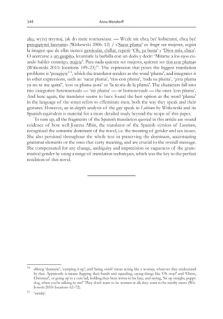 Gender in Translation - as Exemplified by Michał Witkowski's Lubiewo ...