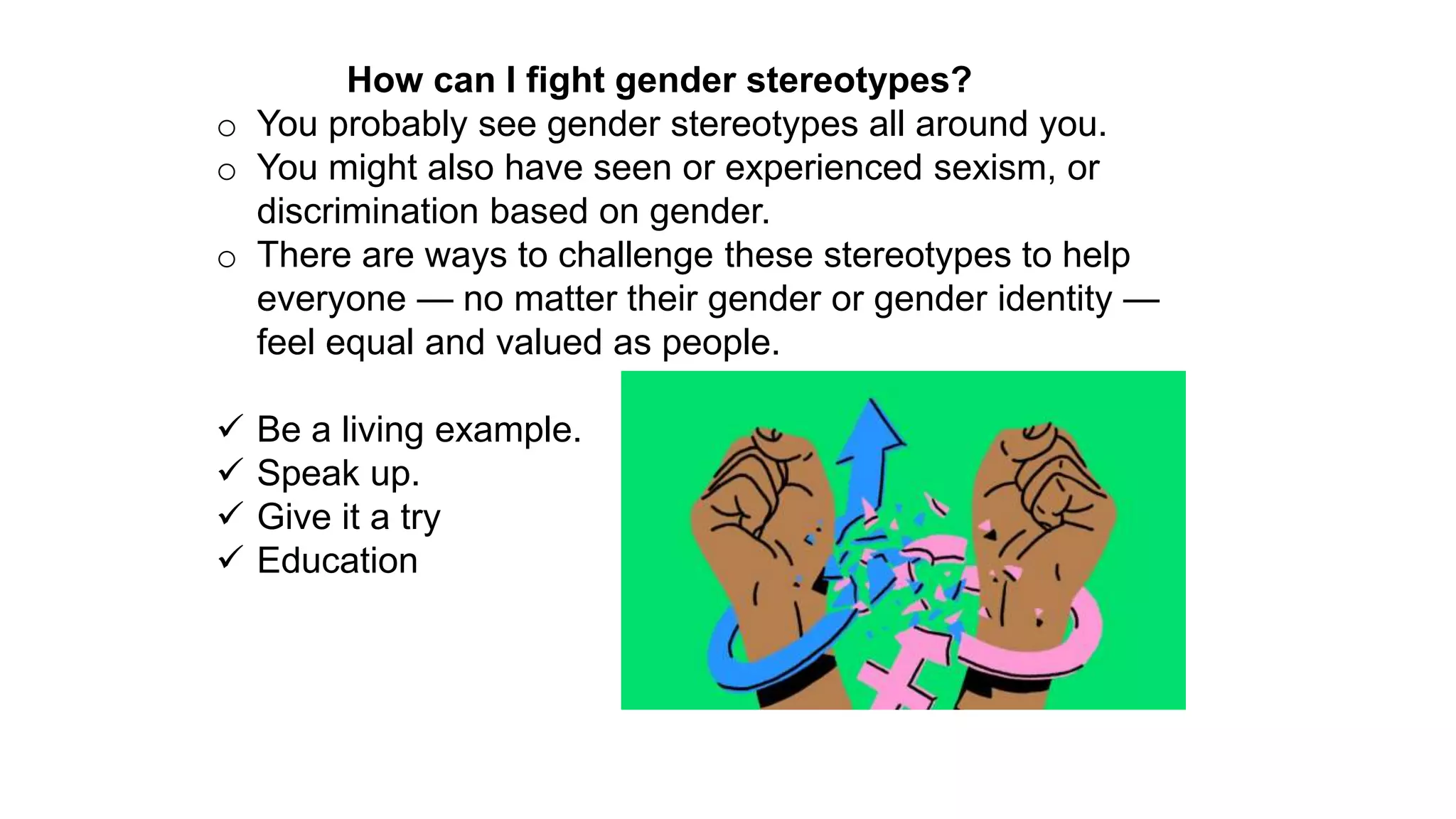 Gender Issues (school and society) | PPTX