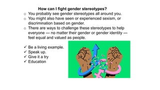 Gender Issues (school and society) | PPTX