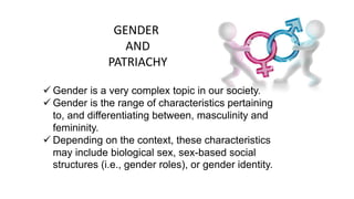 Gender Issues (school and society) | PPTX