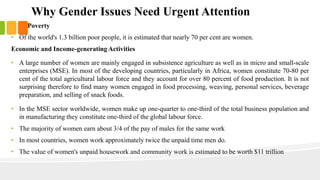 Gender issues in entrepneur development | PPTX
