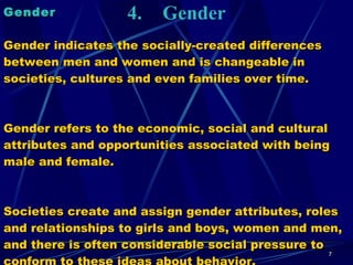 Gender issues&sustainable development(l 5) | PPT