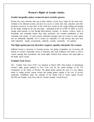 Gender justice | PDF