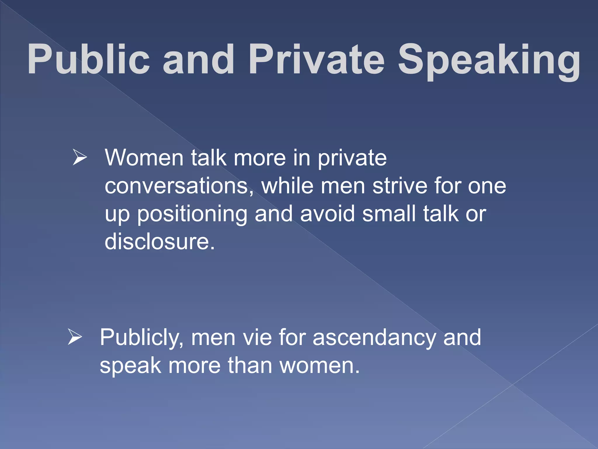 Genderlect styles | PPTX