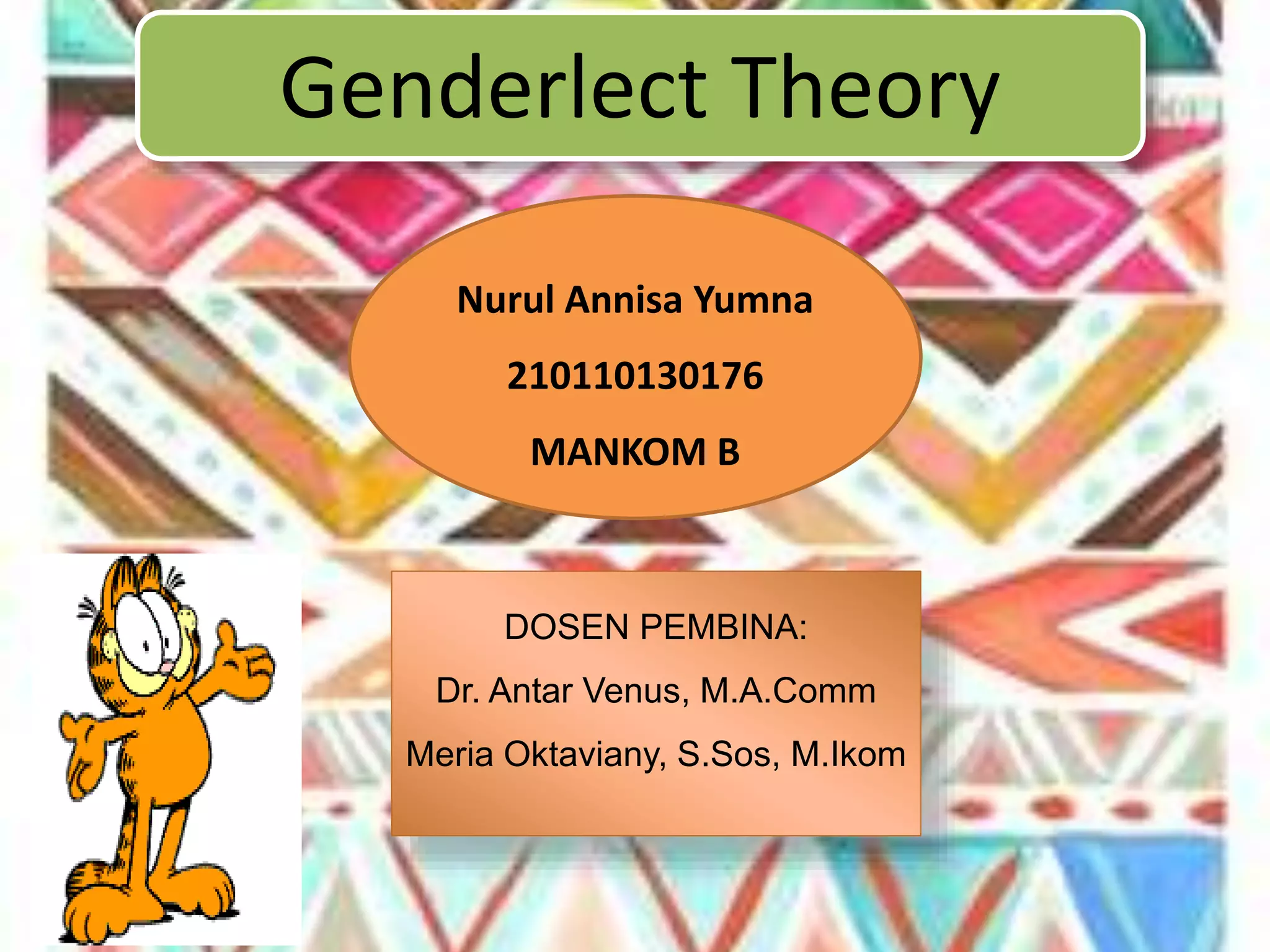 Genderlect Theory | PPTX