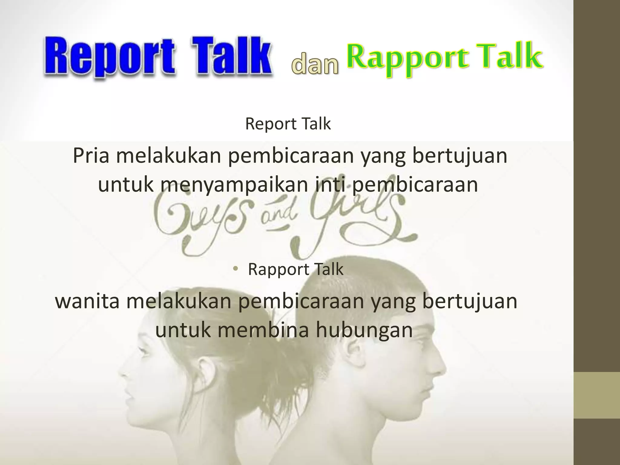 Genderlect Theory | PPTX