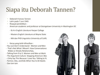 Genderlect Theory | PPTX