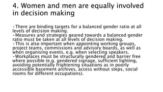Gender Mainstreaming (Meaning and role and importance) | PDF