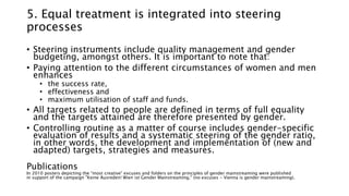 Gender Mainstreaming (Meaning and role and importance) | PDF