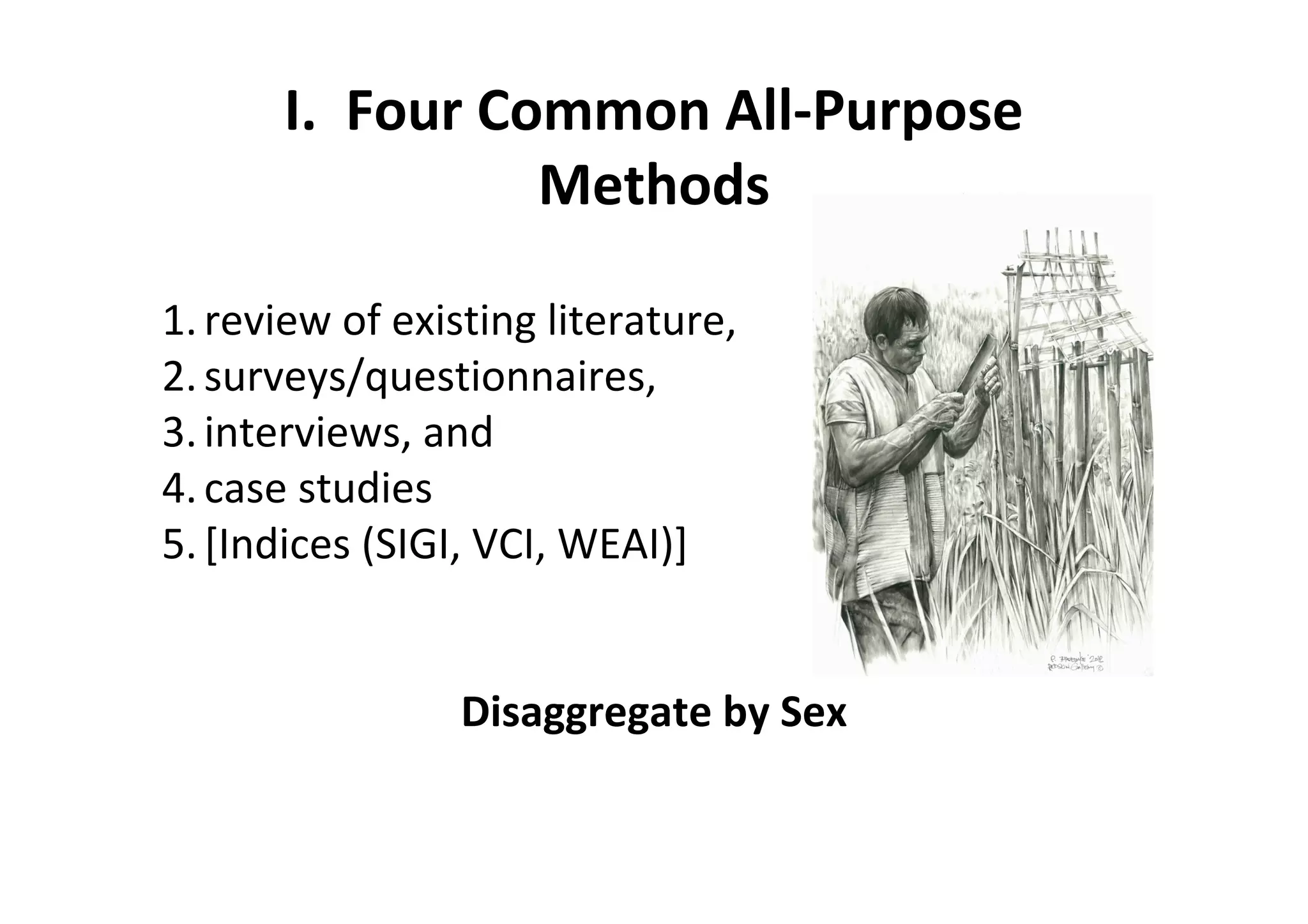 Gender methods: an overview | PPT