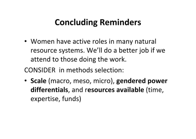Gender methods: an overview | PPT