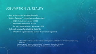 Gender & Negotiation | PPTX