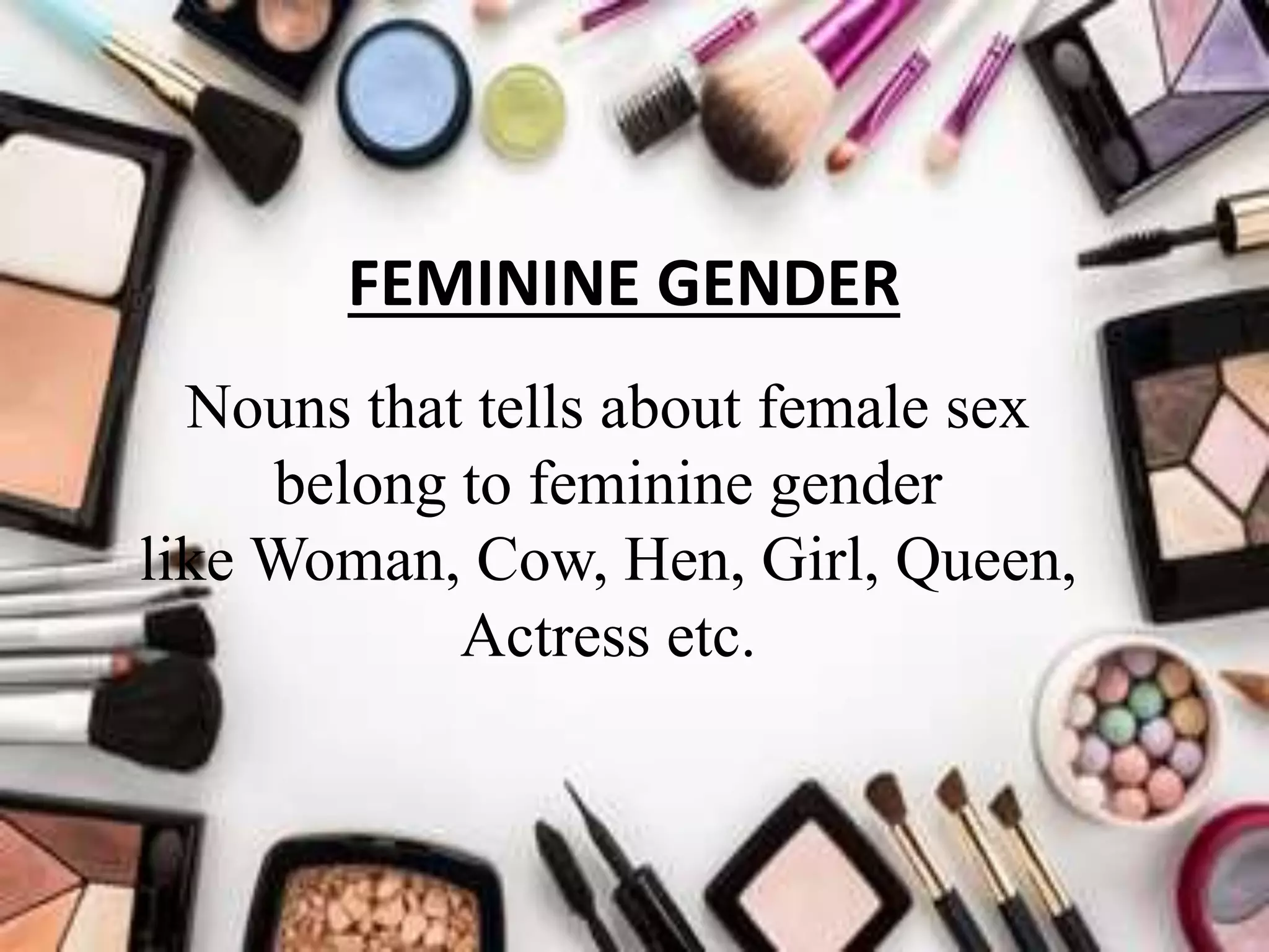 Gender of nouns | PPTX