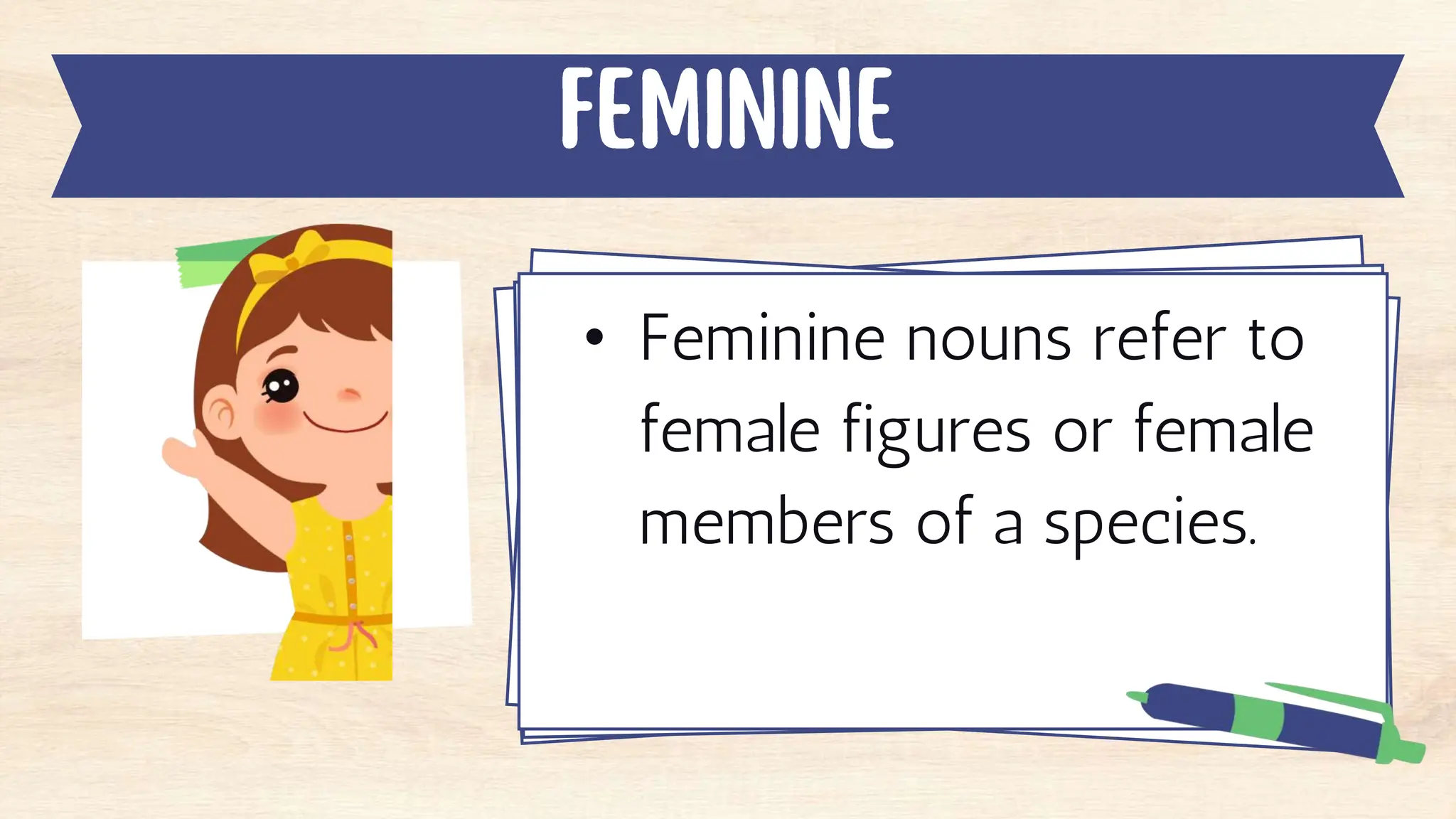 English Grade Six Topic Gender of nouns.pptx