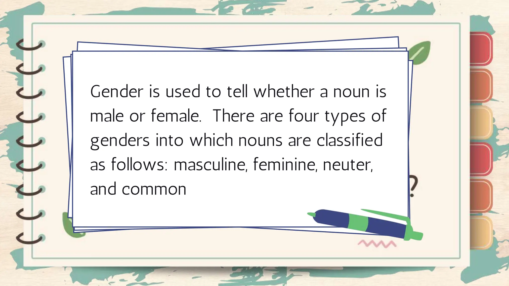 English Grade Six Topic Gender of nouns.pptx
